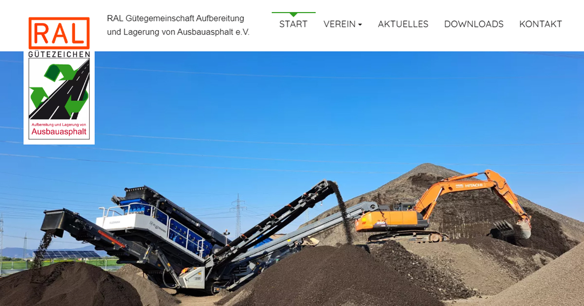 RAL Gütegem. Aufbereitung & Lagerung v. Ausbauasphalt e.V.